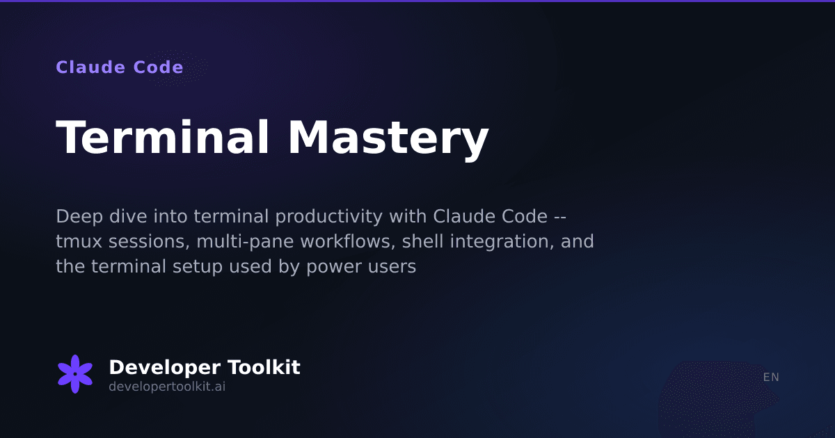 Terminal Mastery | Developer Toolkit