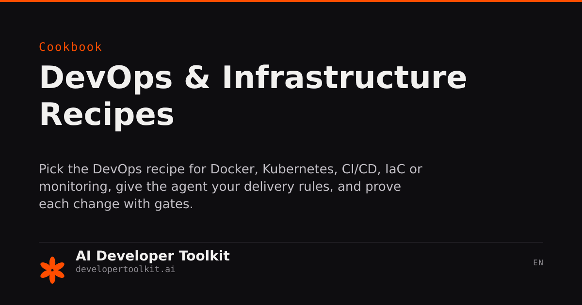 DevOps & Infrastructure Recipes | Developer Toolkit